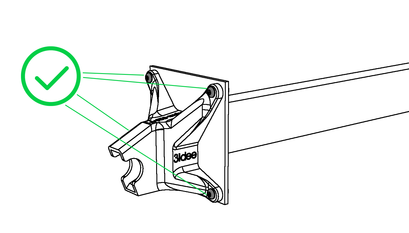 hpm-f Typ1 / Typ2 VESA adapter (V2) - 3idee Knowledgebase